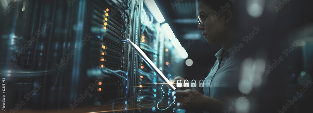 System Engineer Working for Cyber Data Security Company.Successful ...