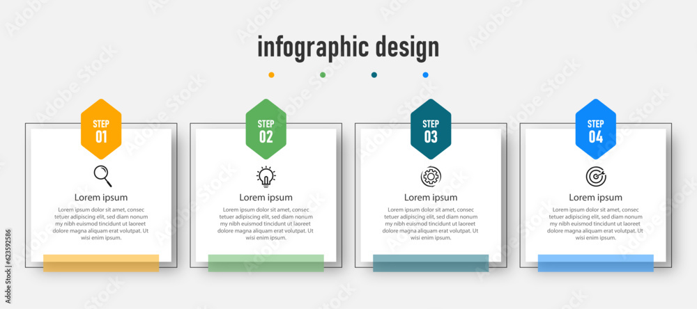 Modern Infografis profesional template elements Stock Vector | Adobe Stock