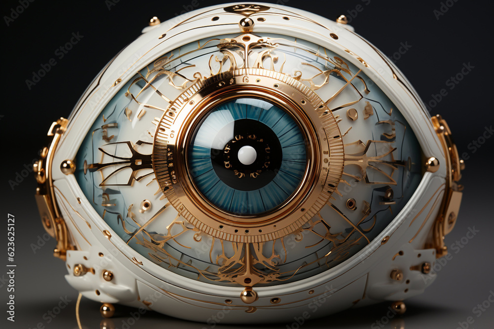 Artificial meta cyber electronic eye surveillance security with lights ...