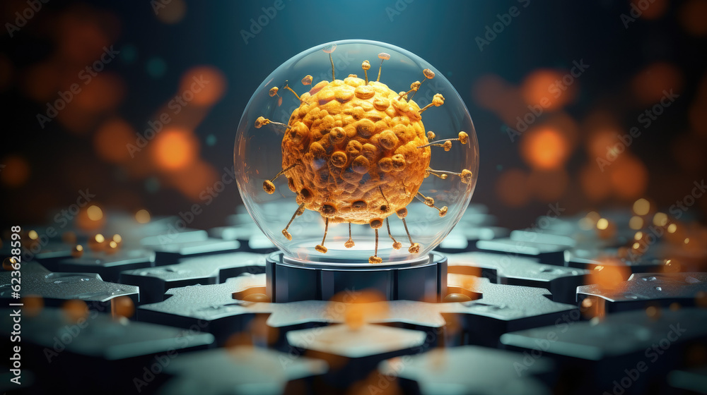 Prospects of healthcare nanotechnology depicted by a nanobot model on a ...