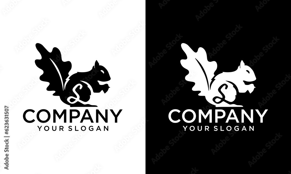 PrintaThis is a modern logo of Squirrel, Great combination of Squirrel ...