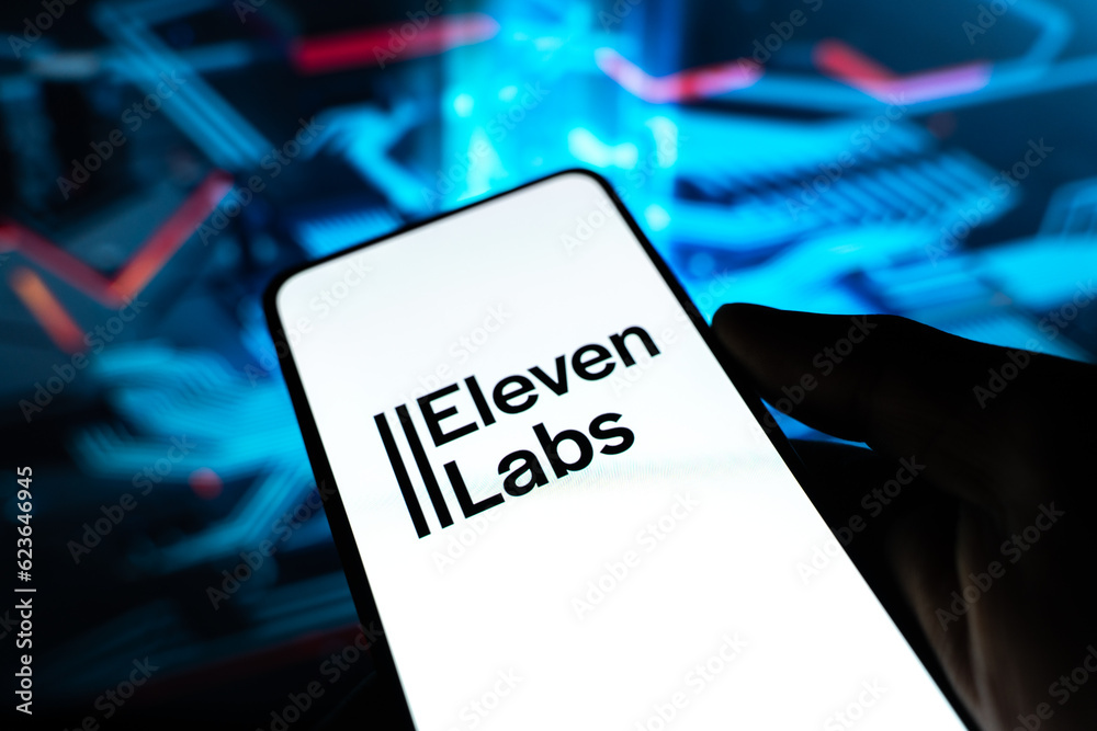 West Bangal, India - july 5, 2023 : ElevenLabs logo on phone screen ...