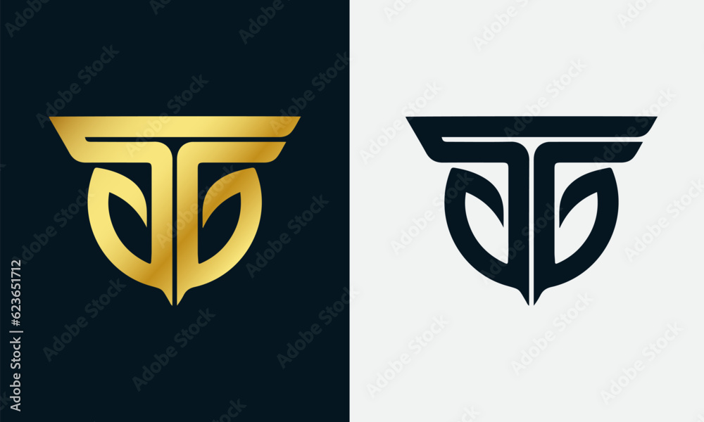 Alphabet letters monogram icon logo GT or TG, Alphabet letters Initials ...