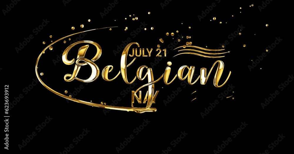 Belgian National Day. Belgium Independence Day (Fête Nationale Belge ...