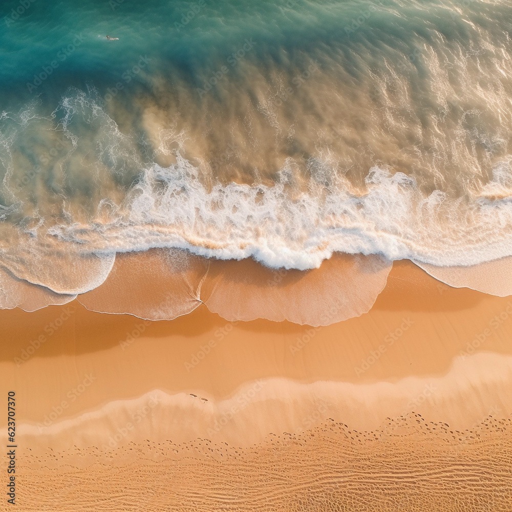 Seaside Splendor: Witnessing the Magnificence of a Beachscape Stock ...