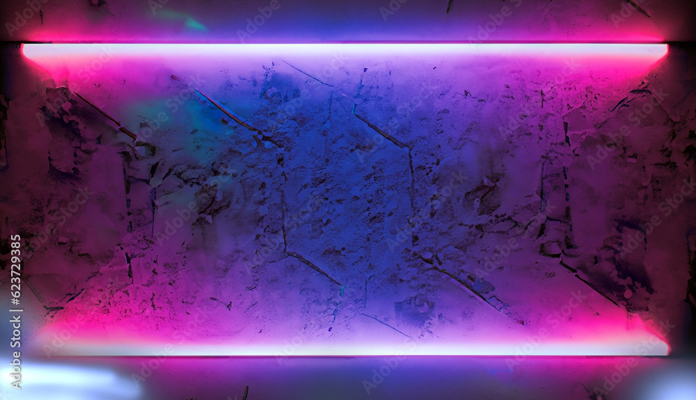 Neon lighting effect, neon background, neon background with wall ...