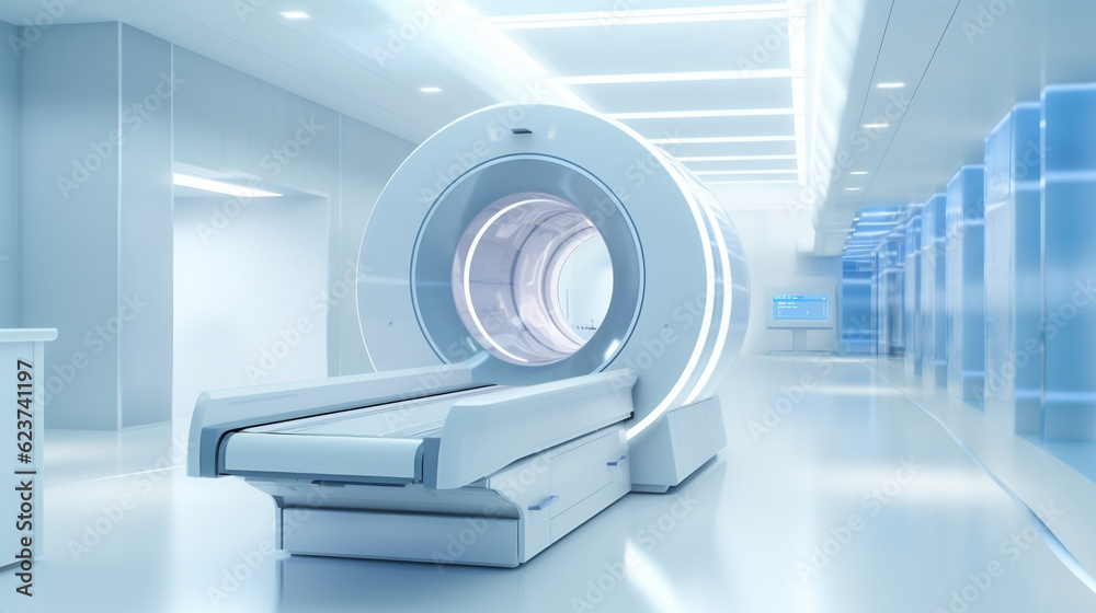 3D render of a modern scan machine, MRI, Stock Photo | Adobe Stock