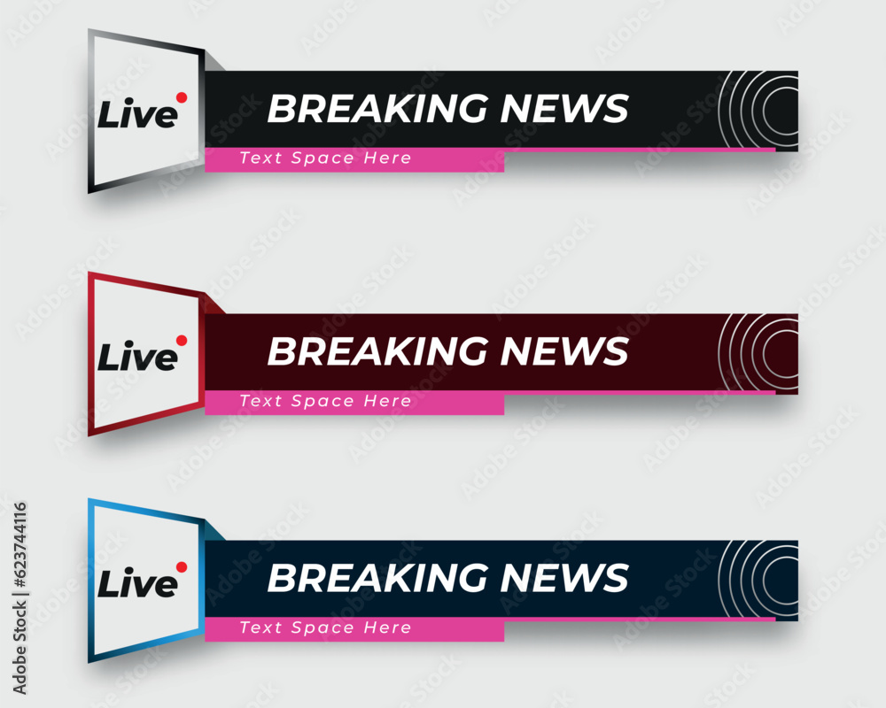 tv news bar. bars newspaper. social media bars. Television broadcast ...