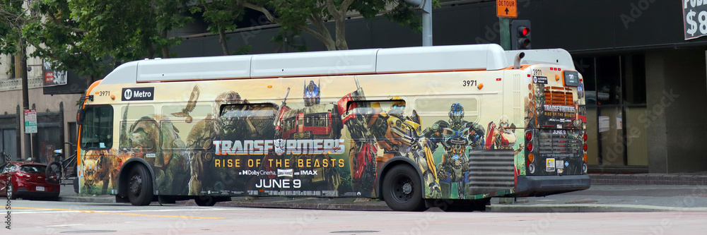 Los Angeles, California: LA Metro Bus Transit, Public Transport of Los ...