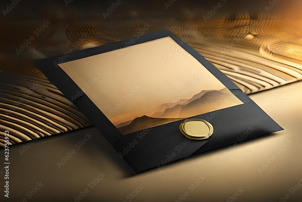 classy and elegant black and golden packaging packet . expensive ...