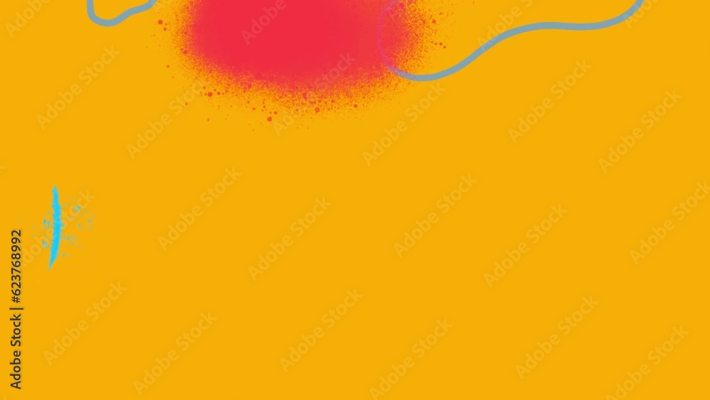 Animated transitions for kids channel or show. Yellow seamless loop ...