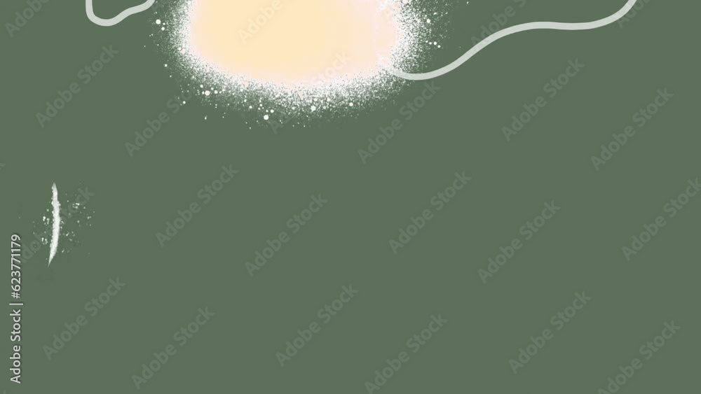 Animated transitions for art channel or show. Yellow seamless loop ...