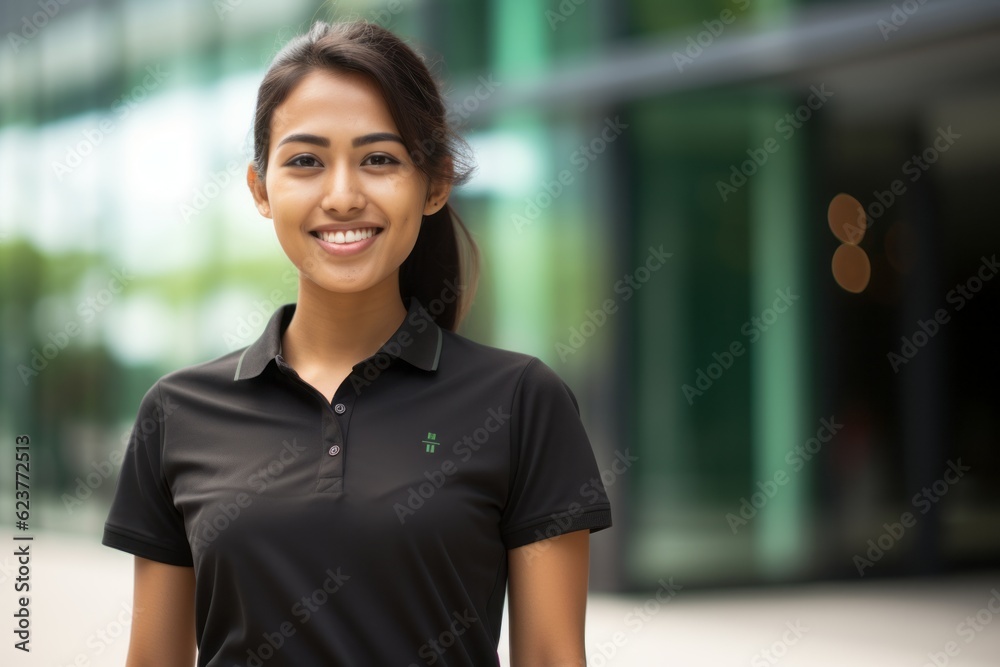 Portrait photography of a satisfied Indonesian woman in her 20s wearing ...