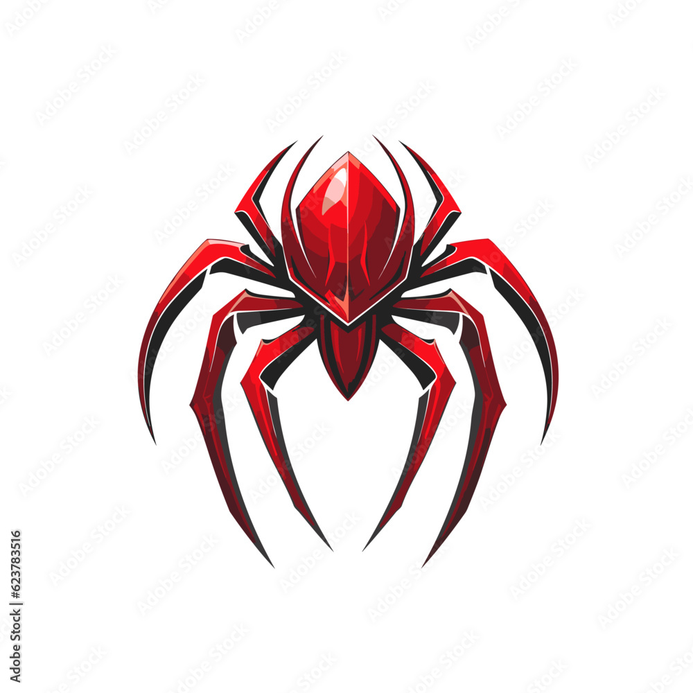 Esport vector logo spider, spider icon, spider head, vector, sticker ...