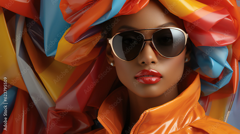 fashion woman colorful, the bold eclectic fashion styles of the Y2K era ...