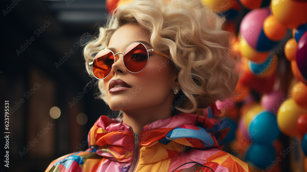 fashion woman colorful, the bold eclectic fashion styles of the Y2K era ...