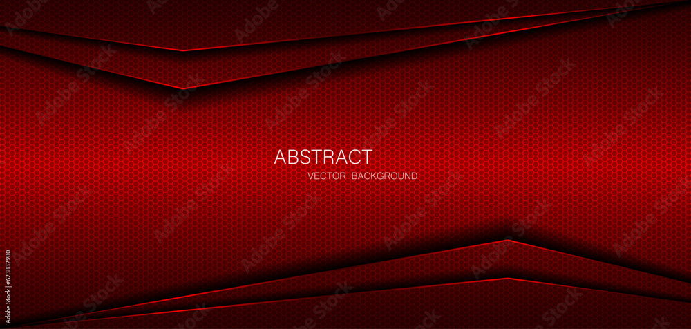 Abstract red steel mesh background with red glowing lines with free ...