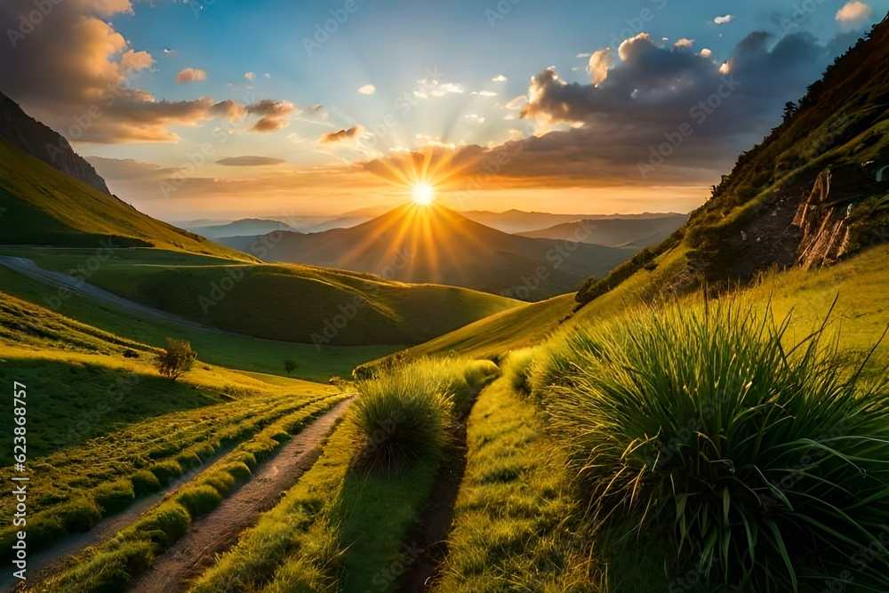 Breathtaking scene of a reclaimed land 80 4k, 8k, 16k, full ultra hd ...