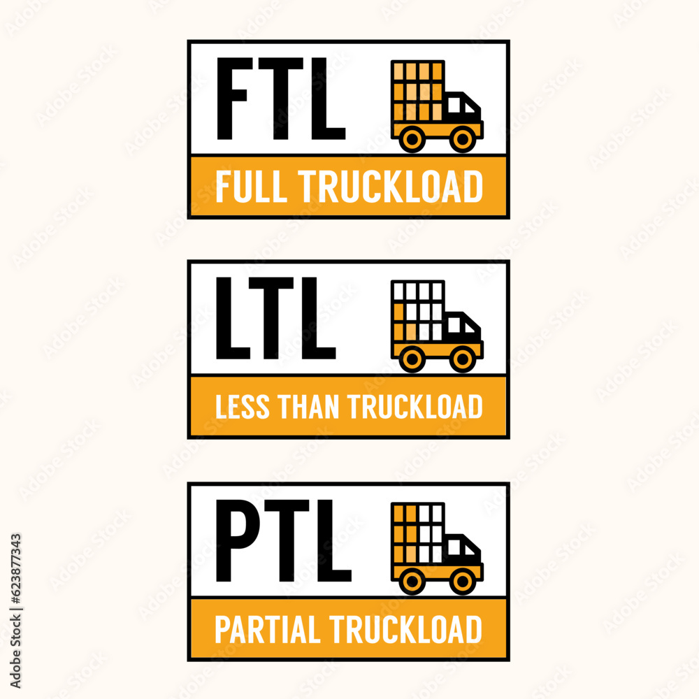 Shipment label template. Freight type. Cargo sticker. Information about ...