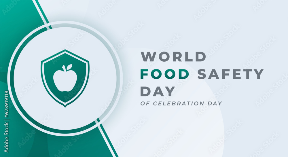 World Food Safety Day Celebration Vector Design Illustration for ...
