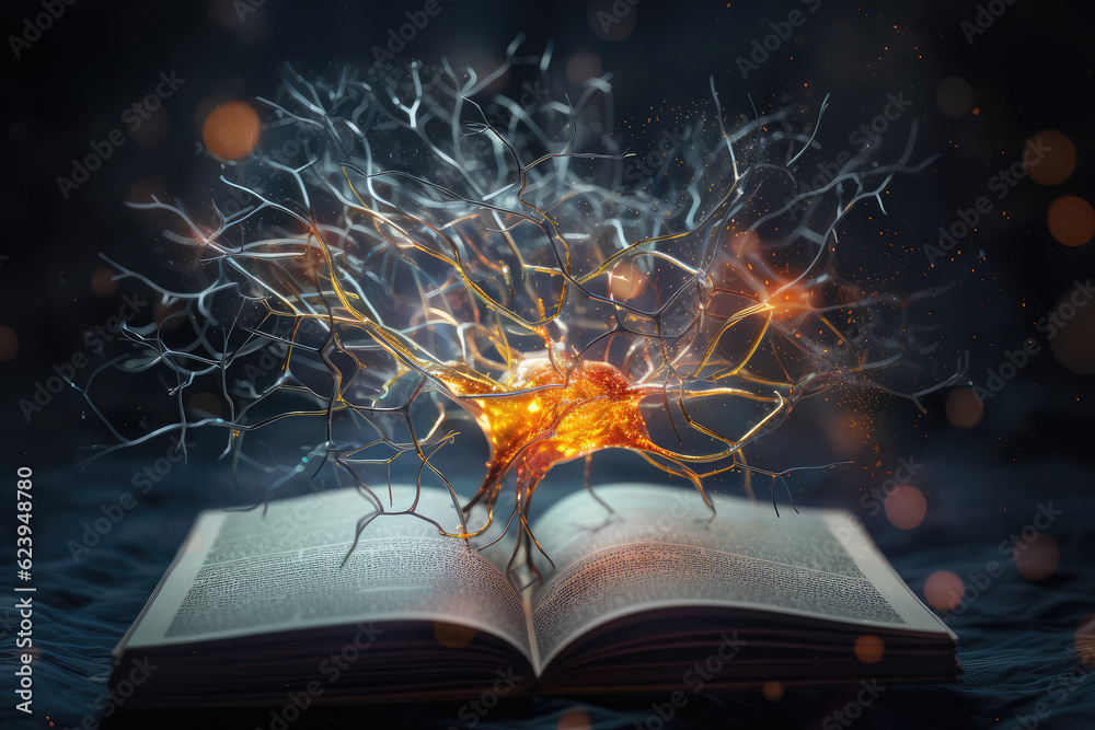 Neuronal learning, 3d neurons forge new connections, strengthening the ...