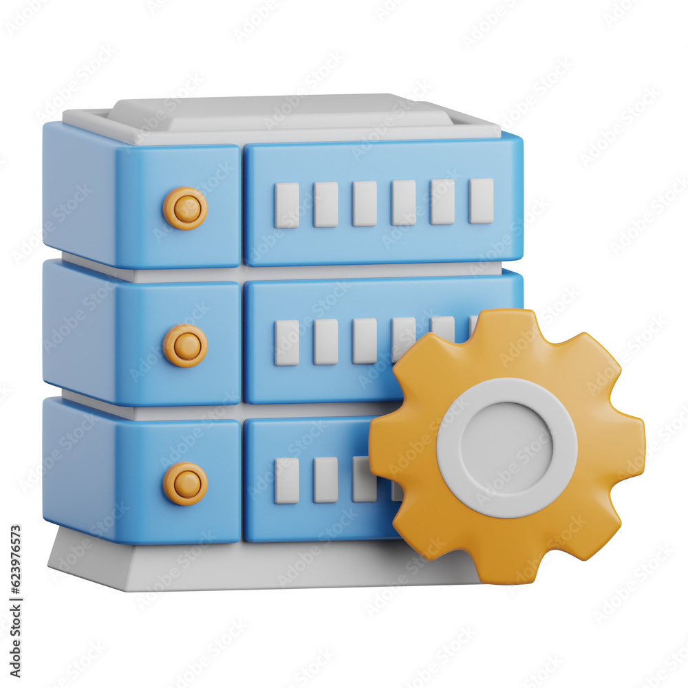 3d Rendering Data Integration Isolated Useful For Cloud Network Computing Technology