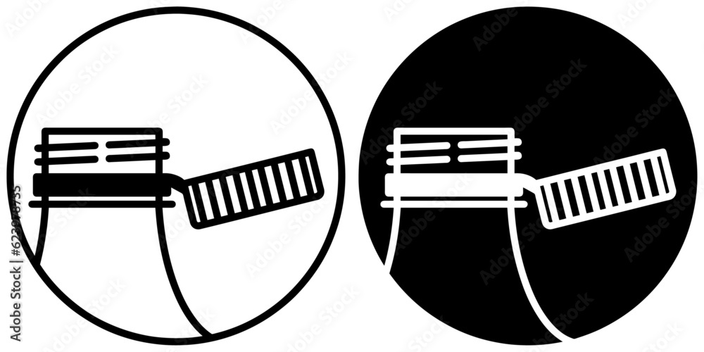 Vetor de ofvs394 OutlineFilledVectorSign ofvs - tethered caps vector ...