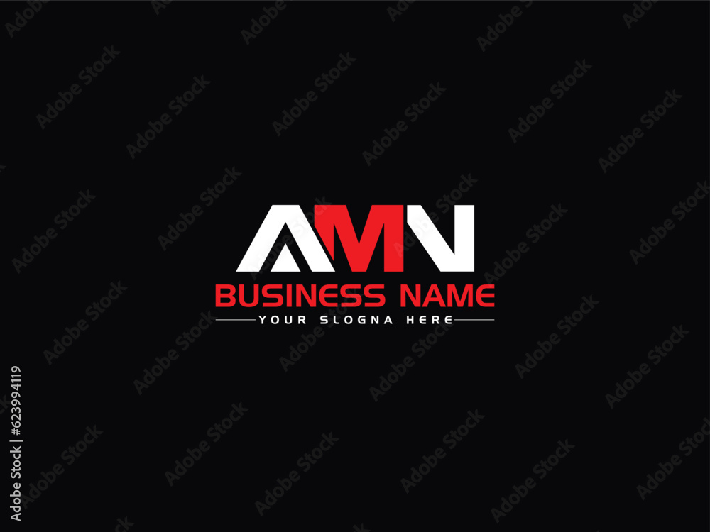 AMN Logo Vector Art, Initial amn Alphabet Letter Logo Template Stock ...
