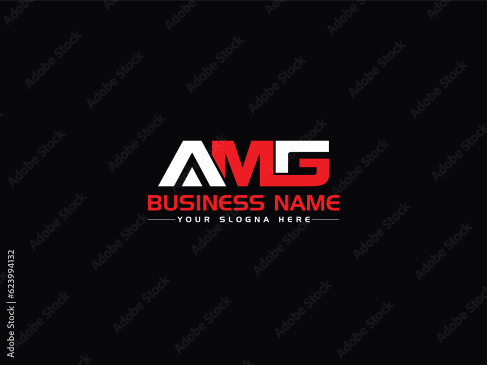 AMG Logo Vector Art, Initial amg Alphabet Letter Logo Template Stock ...