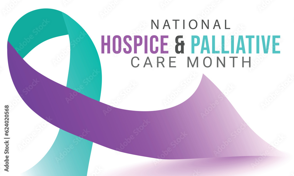National Hospice and Palliative care month. background, banner, card ...