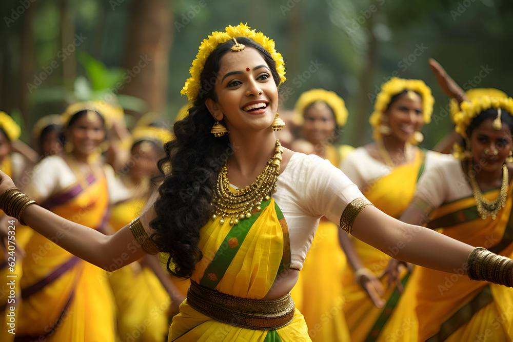 Onam festival in India, Generative AI 2 Stock Illustration | Adobe Stock