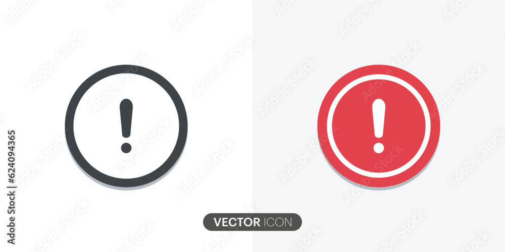 Vektorová grafika „Warning vector icon Flat Icons. Danger warning ...