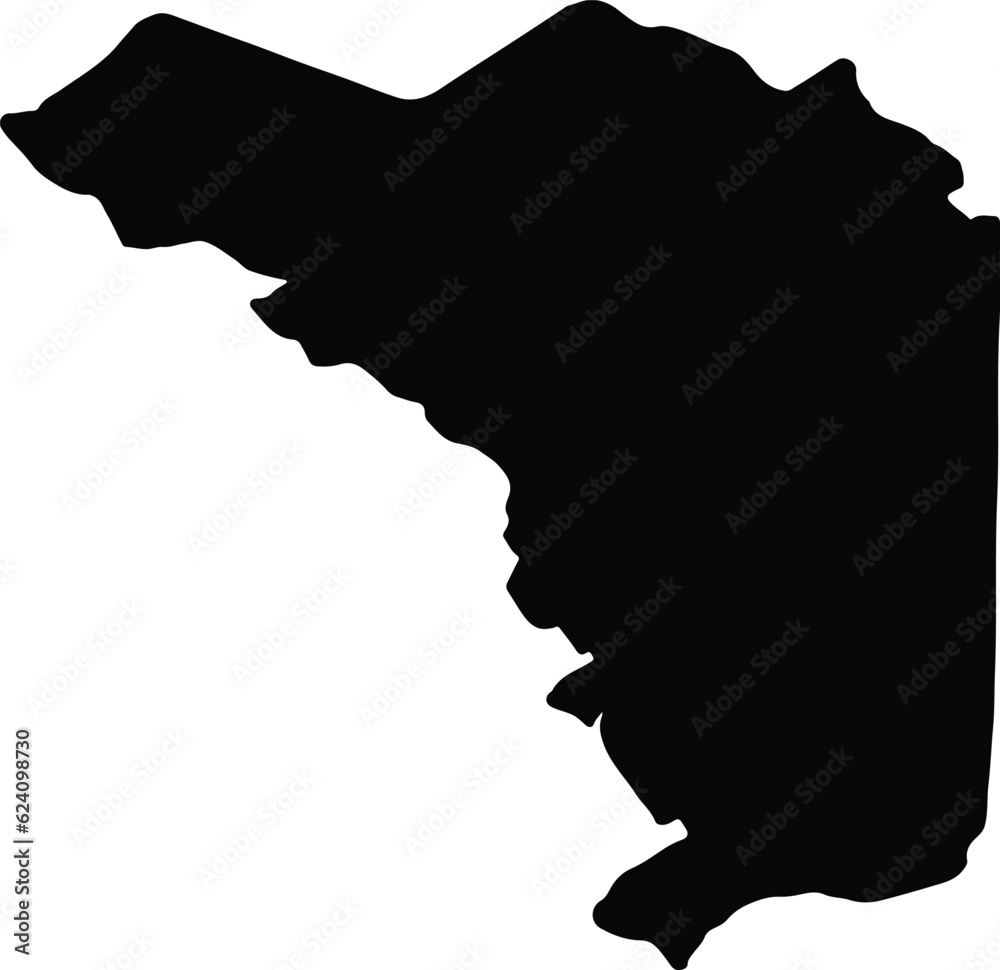 Silhouette map of Alajuela Costa Rica with transparent background ...