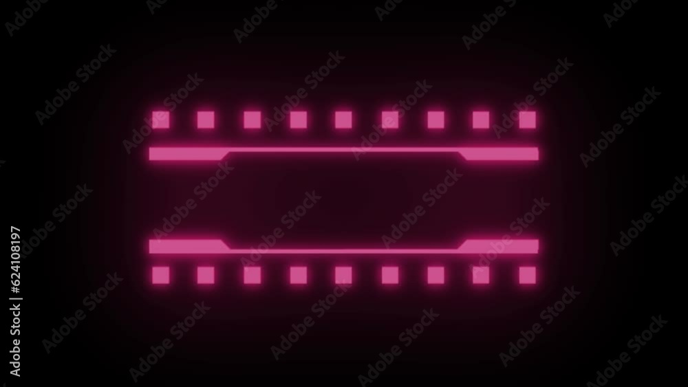 Futuristic digital technology HUD video frame. Technology HUD template ...