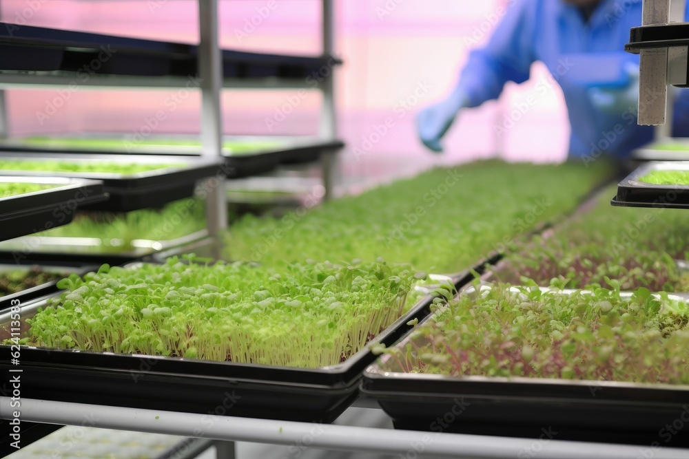 Agricultural lab Gene Regulation in Plants. horticulture biotechnology ...