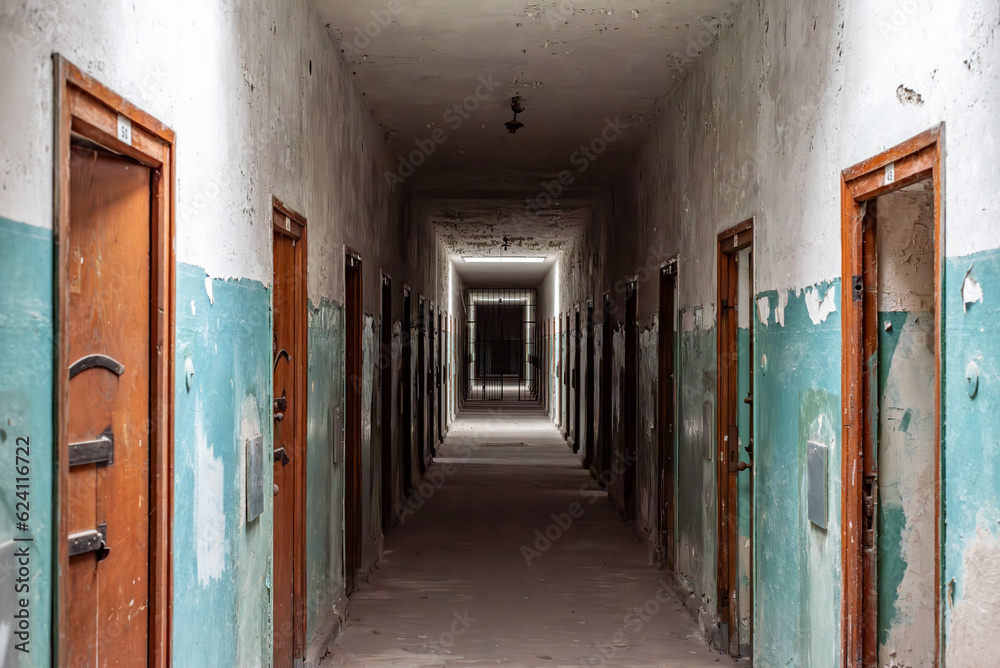 Inside of the Concentration Camp Dachau in Bavaria Stock Photo | Adobe ...
