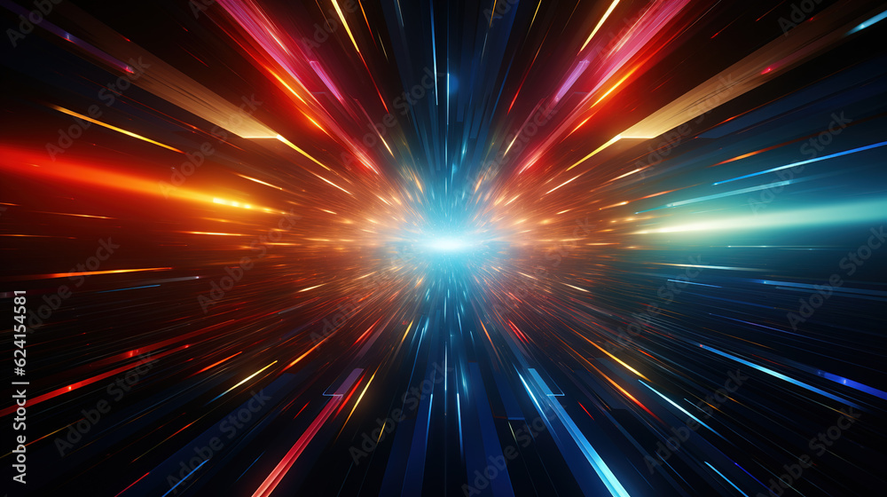 Tetris Hyperspace, minimalist neo colored background for illustration ...