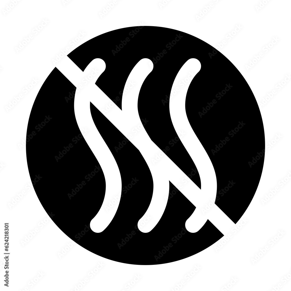 Pyrogenic Icon Symbol For Packaging Design Standart Stock Vector | Adobe Stock