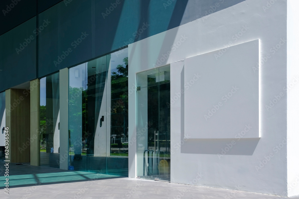 Retail shop store front or commercial office space on ground level of ...