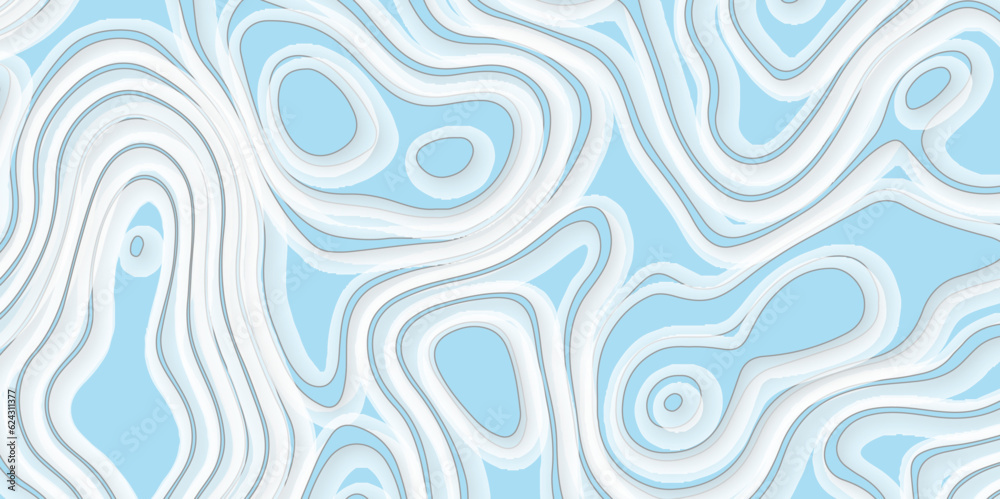 abstract shading with stepped landscapes, pattern and colorful. Blue ...