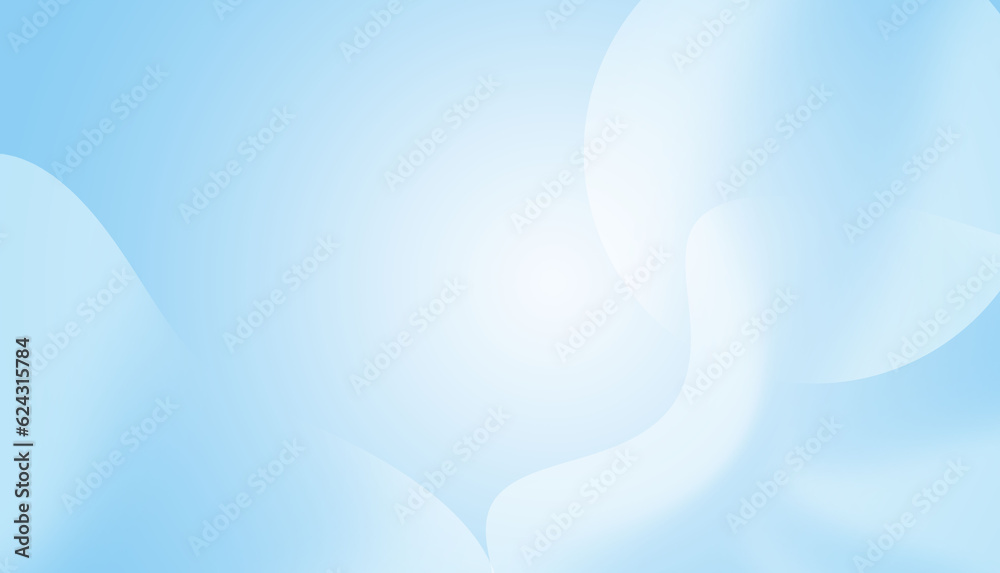 Graphic illustration, light blue wallpaper. Template for a website ...