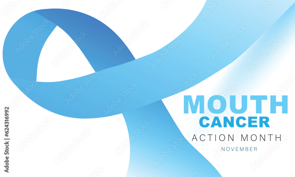 Mouth Cancer action month. background, banner, card, poster, template ...