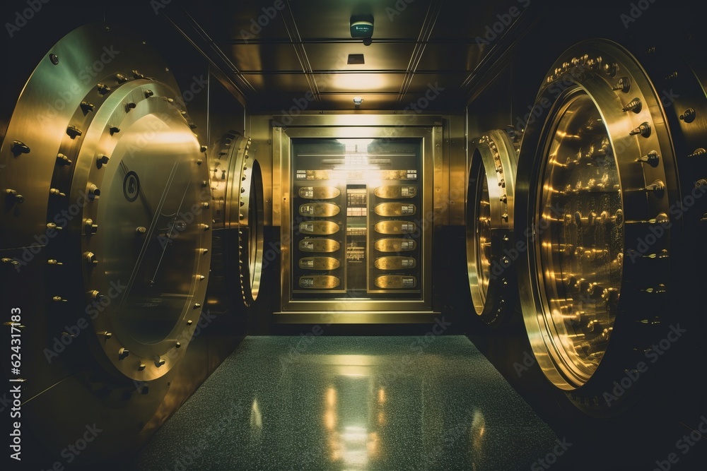 Exploring the Wealth of a Bank Vault: Unveiling the Golden Walls ...