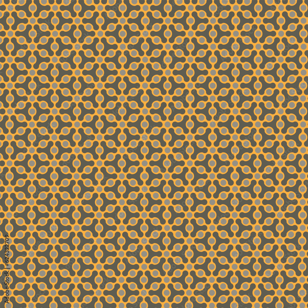Retro seamles geomatics pattern design - pastel nostalgic repeat ...