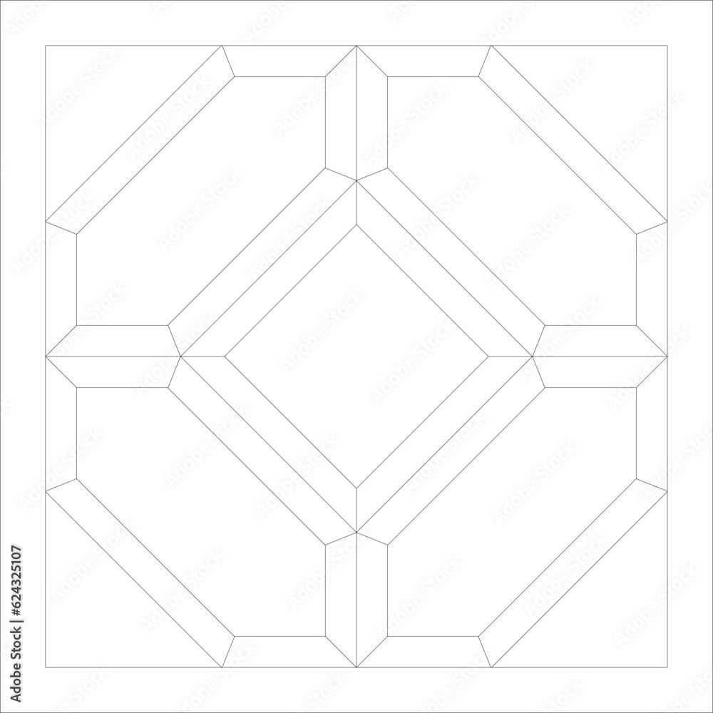 stained glass templates, round elements for stained glass windows ...