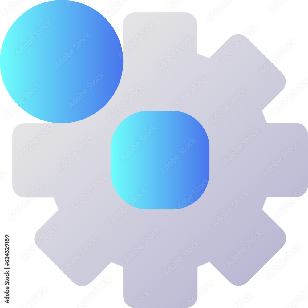 Settings Notification Pixel Perfect Flat Gradient Two Color Ui Icon Functions Setup