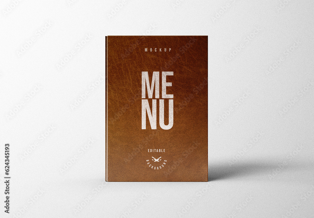 Restaurant Menu Mockup Design with Editable Background Stock Template ...