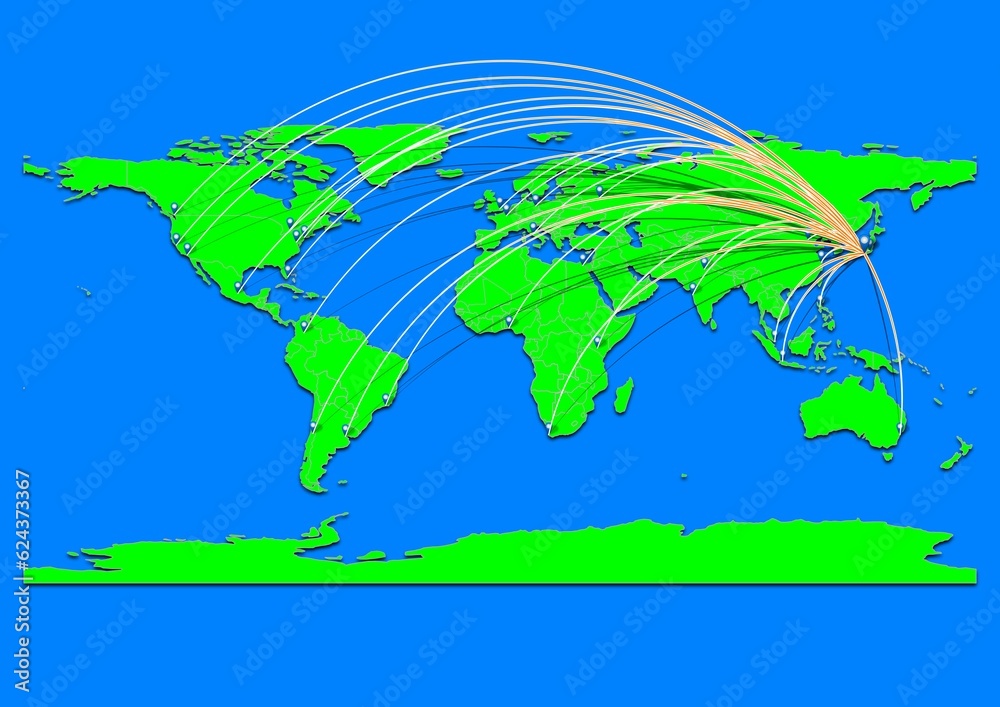 Vibrant Hamamatsu, Japan map - Export concept map for Hamamatsu, Japan ...