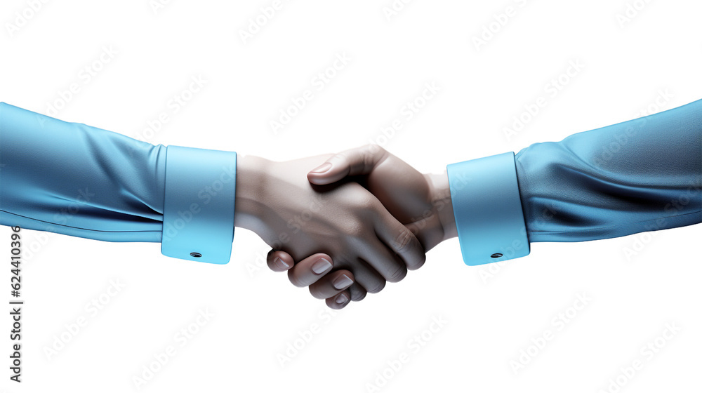 3d Human Handshake, clapping and punching . Business succes, teamwork ...