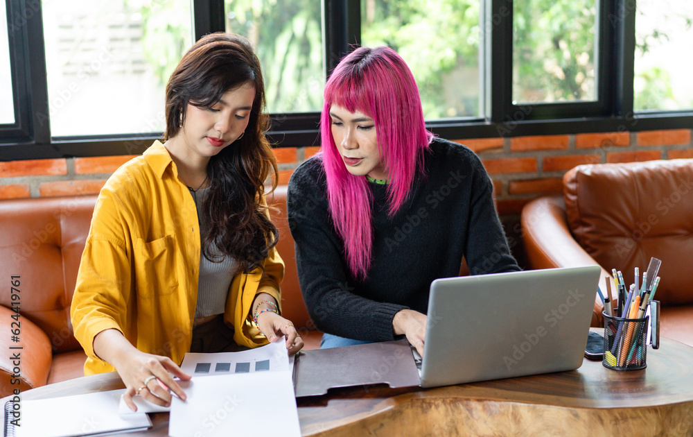 LGBTQ+ transgender man Beautiful Authentic Specialist with Pink Hair ...